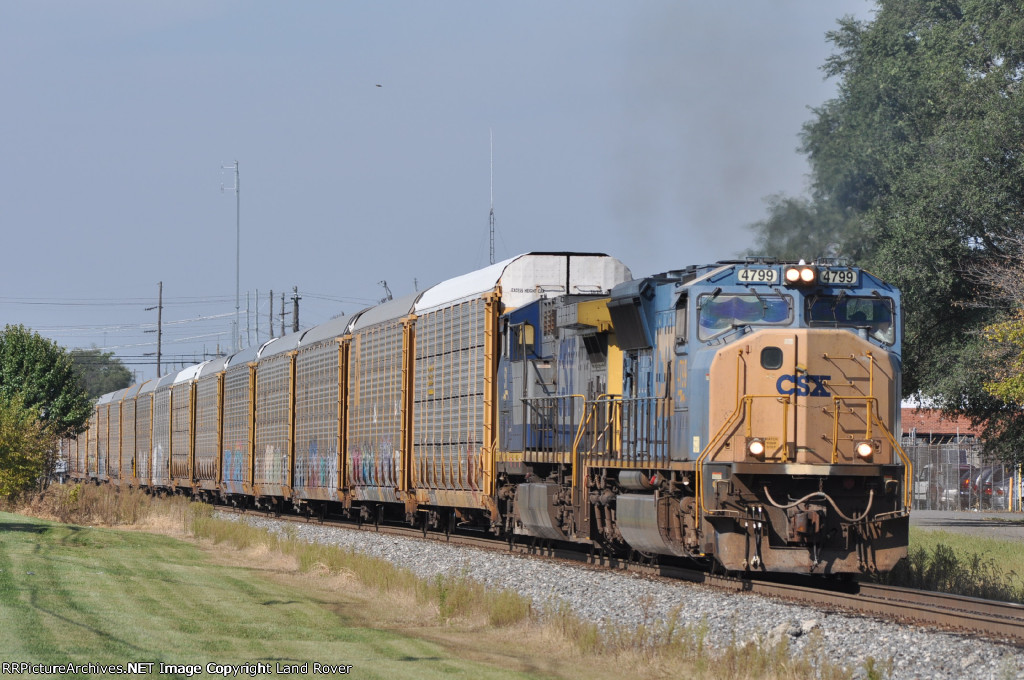CSXT 4799 On CSX Q 243 Eastbound